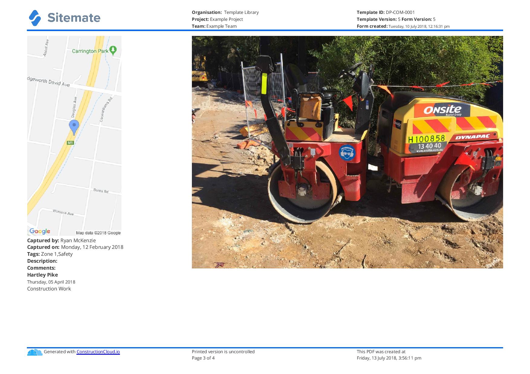 Free Site Diary template (better than word doc, excel and PDF)