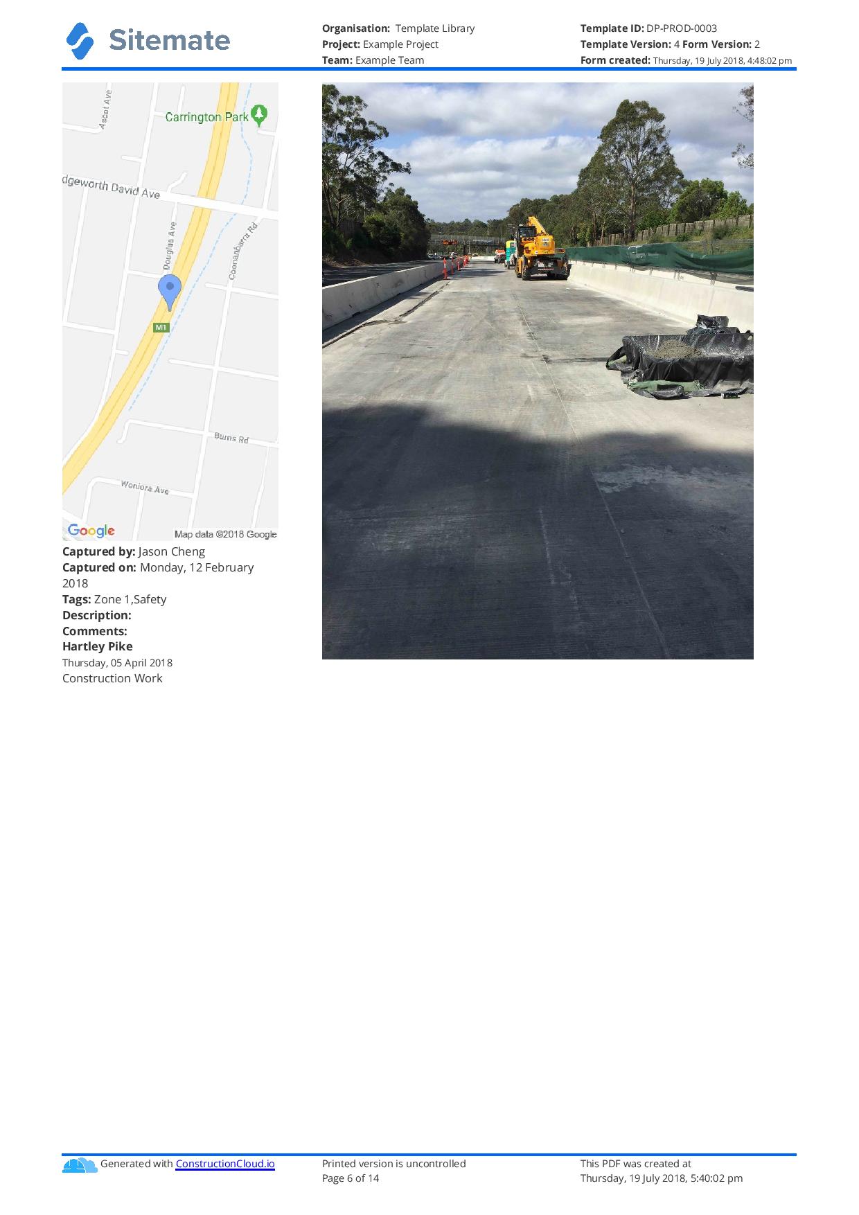 Monthly Construction Progress Report Template Use This Template Free