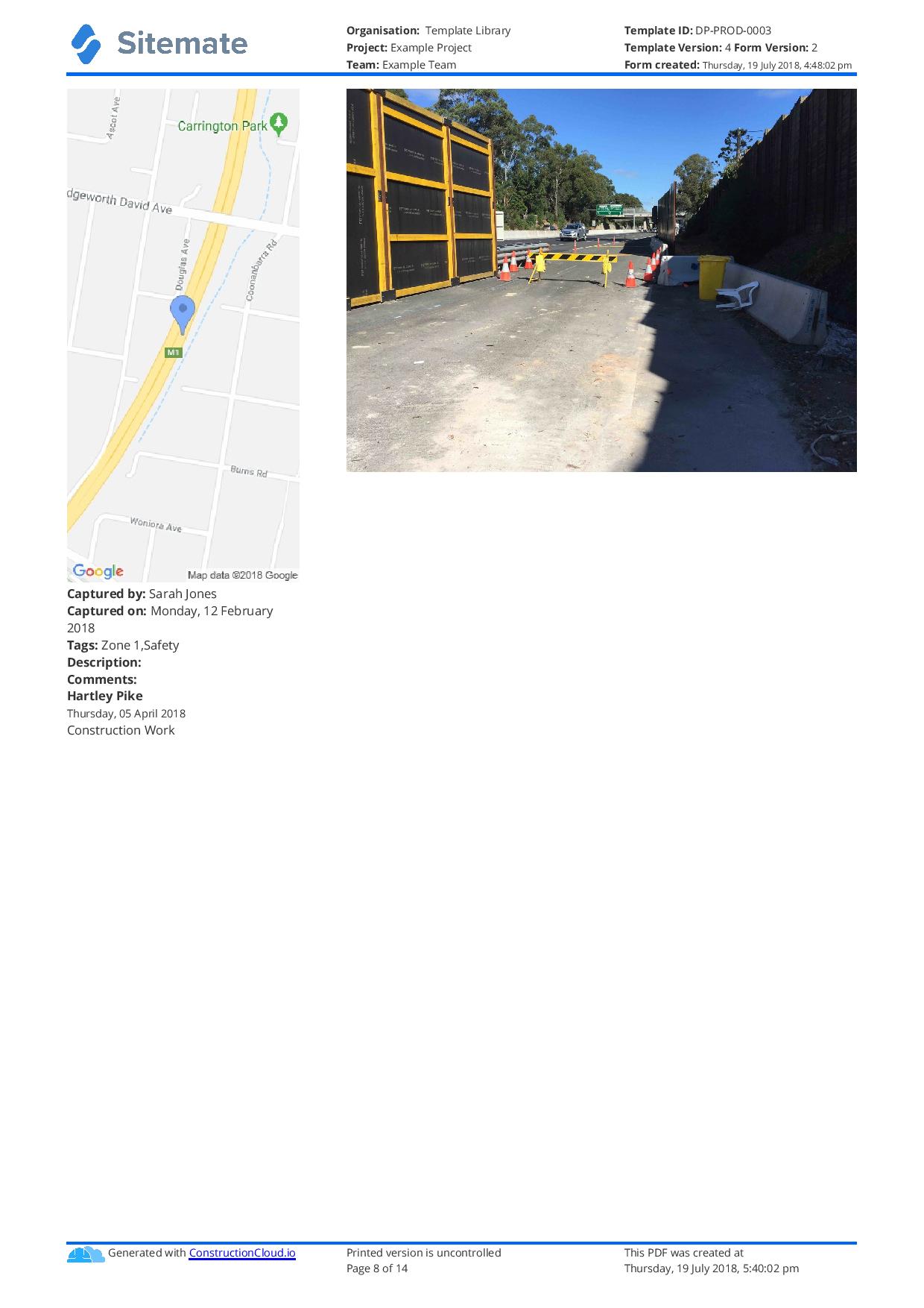 Monthly Construction Progress Report Template Use This Template Free