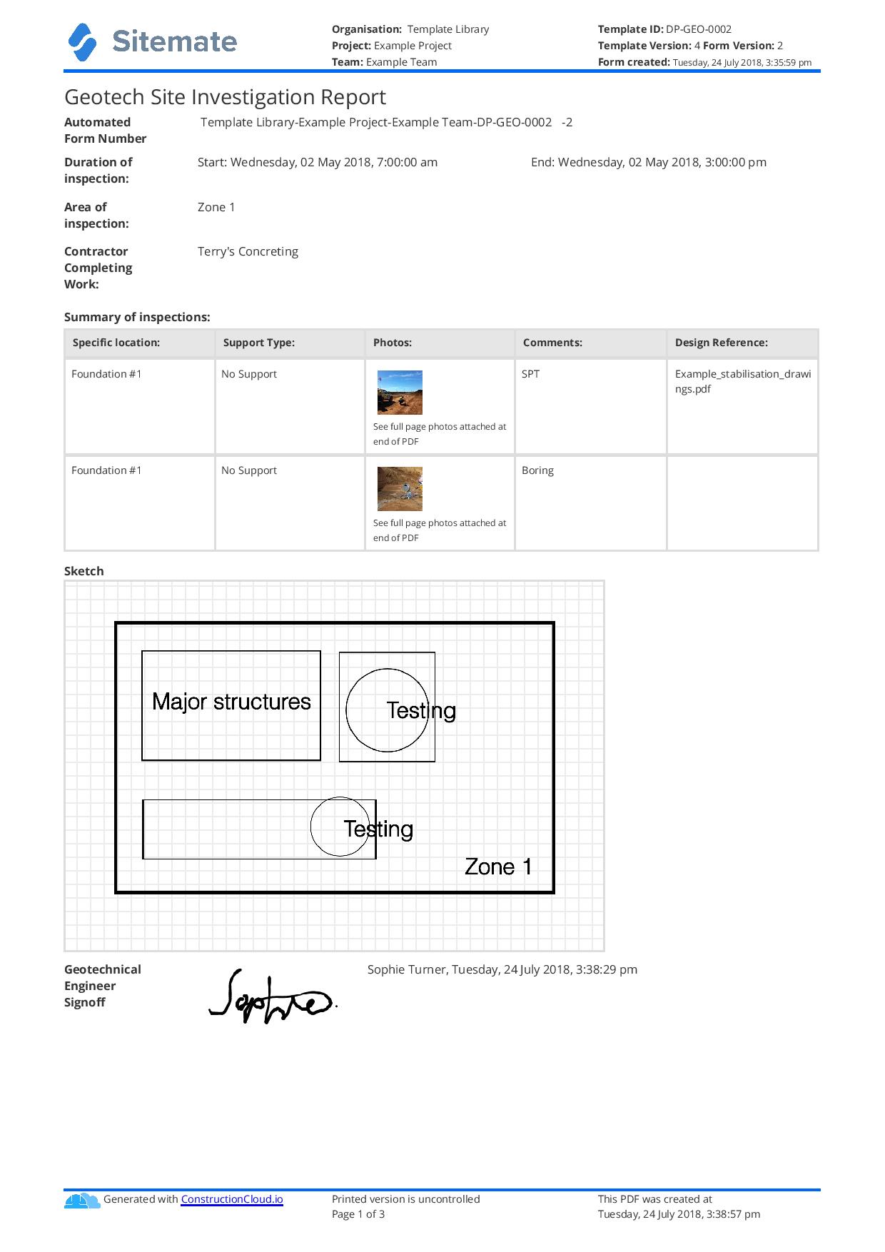 Geotech Site Investigation Report Template Use This Template Free