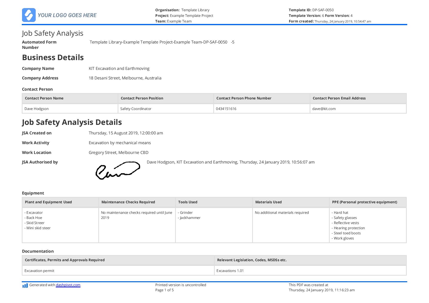 Osha Requirements For Job Safety Analysis At Karleen Bumgarner Blog Osha Requirements For Job Safety Analysis At Karleen Bumgarner Blog
