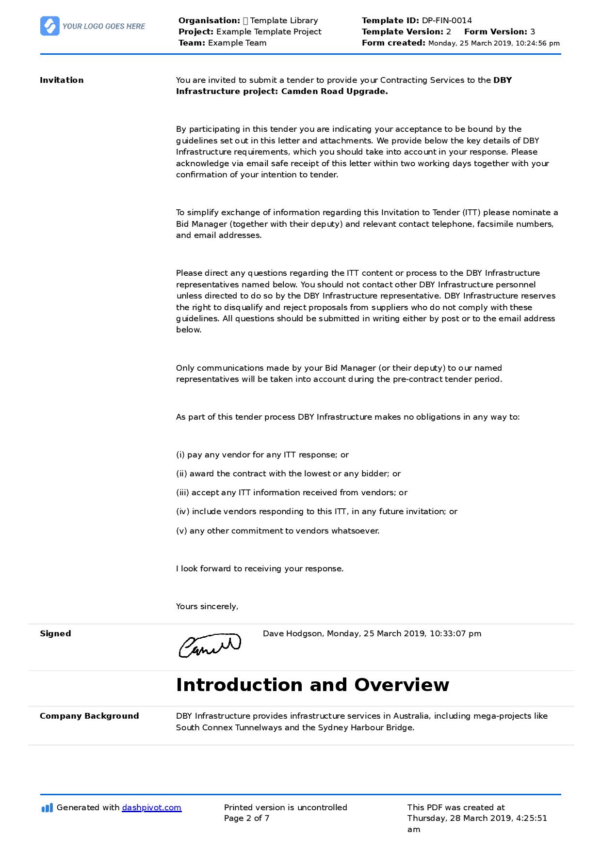 Tender Documents For Construction Tips For Your Tender Documents