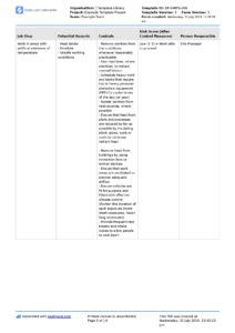 Construction Works Safe Work Method Statement