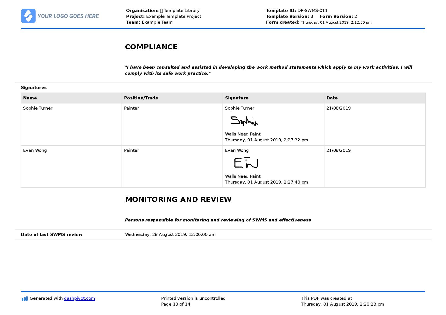 Suspended Ceiling Method Statement Template | Shelly Lighting
