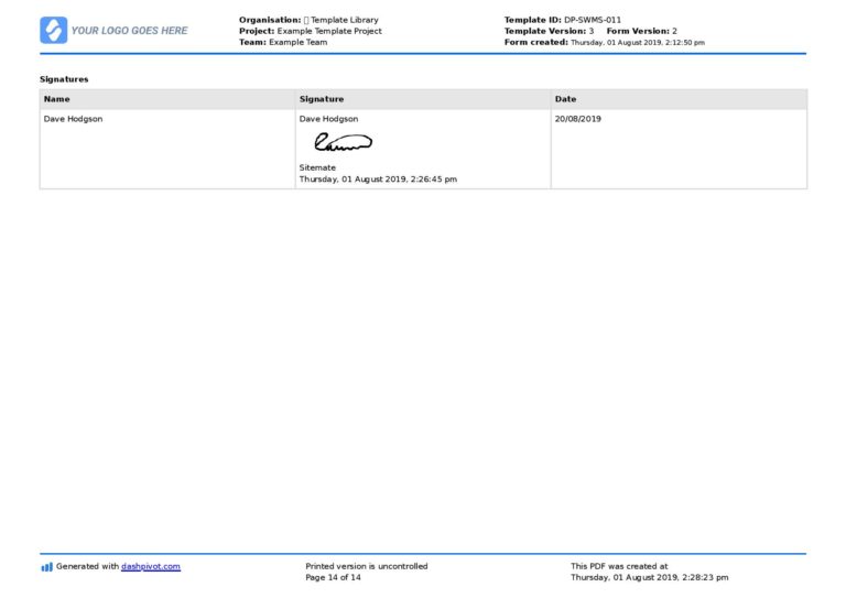 Painting Safe Work Method Statement: Free & editable SWMS