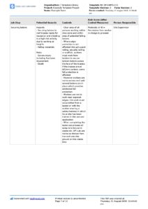 Safe Work Method Statement for Roofing: Roofing SWMS Template
