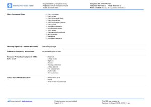 Bricklaying Safe Work Method Statement (SWMS for Bricklaying)