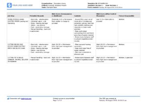 Bricklaying Safe Work Method Statement (SWMS for Bricklaying)