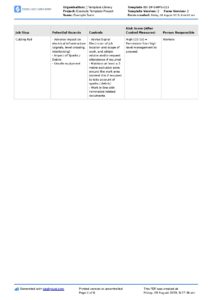 Hot Works Safe Work Method Statement (Free hot work SWMS)