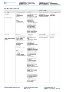 Excavation Safe Work Method Statement (Free SWMS for excavation)