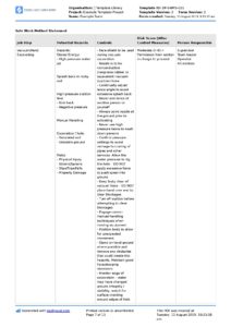 Excavation Safe Work Method Statement (Free SWMS for excavation)