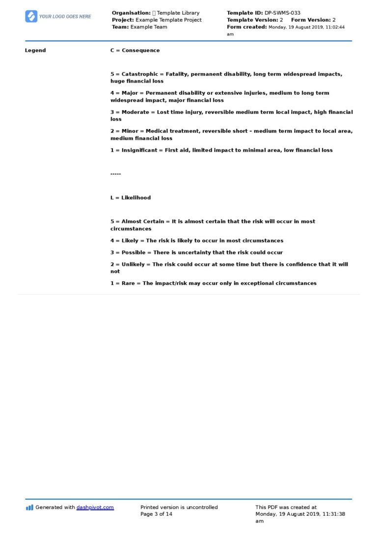 Air Conditioning Safe Work Method Statement SWMS