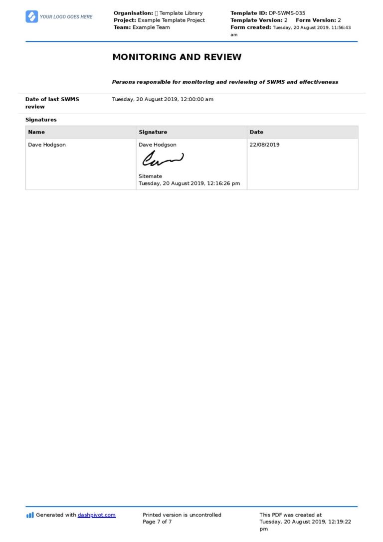 Tiling Safe Work Method Statement: Wall and floor tiling SWMS