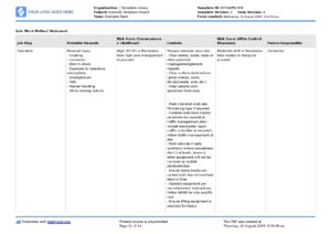 Safe Work Method Statement for Fencing (Free fencing SWMS)