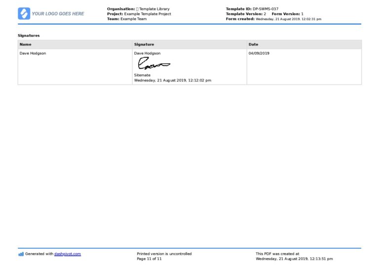 Scaffolding Safe Work Method Statement (Free Scaffolding SWMS)