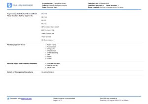 Cranes Safe Work Method Statement (Mobile cranes, truck, operations)
