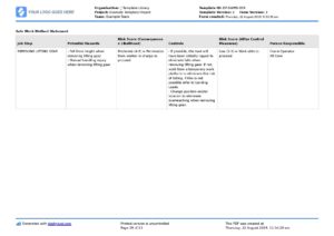 Cranes Safe Work Method Statement (Mobile cranes, truck, operations)