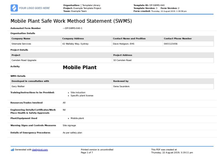 Safe Work Method Statement: Here's what to know about SWMS