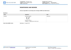Generic Safe Work Method Statement (Free and customisable)