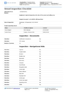 Vessel Inspection Checklist: Smarter Than PDF