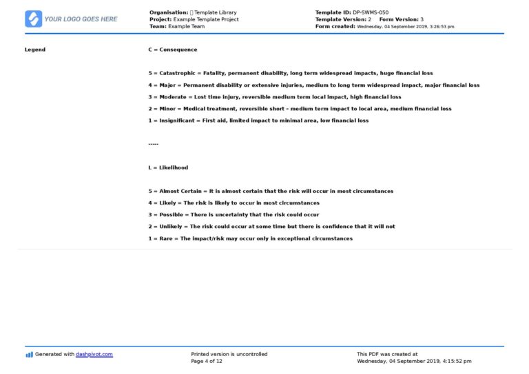EWP (Elevated Work Platform) Safe Work Method Statement [SWMS]