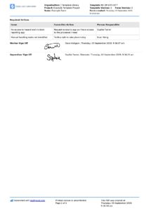 Take 5 Safety Template (Free and editable take 5 template)