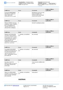5S Audit Checklist template: Free and customisable checklist