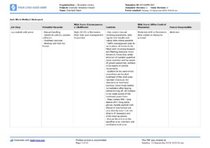Asphalting Safe Work Method Statement (Editable asphalt SWMS)