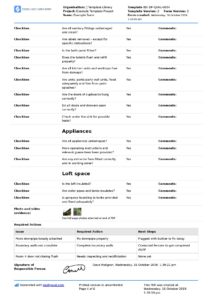 New Build Snag List: Customisable framework for any new build