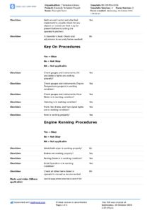 Tractor Pre Start Checklist: Cover all your tractor pre start checks