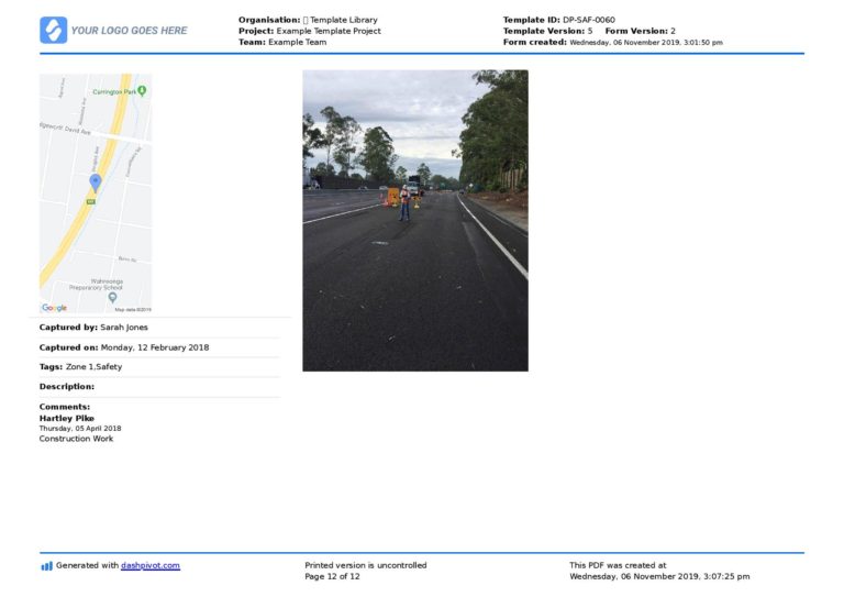Field Inspection Report template (Free to use and better for reporting)