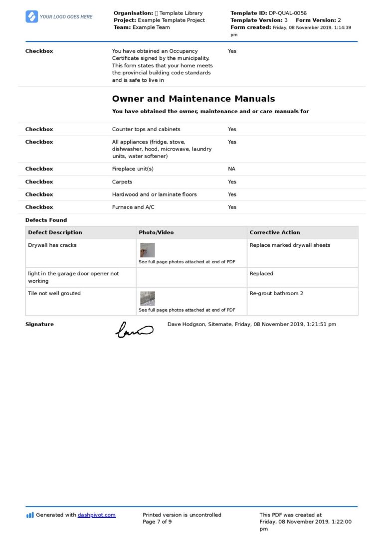 New Construction Walkthrough Checklist (Better than PDF template)