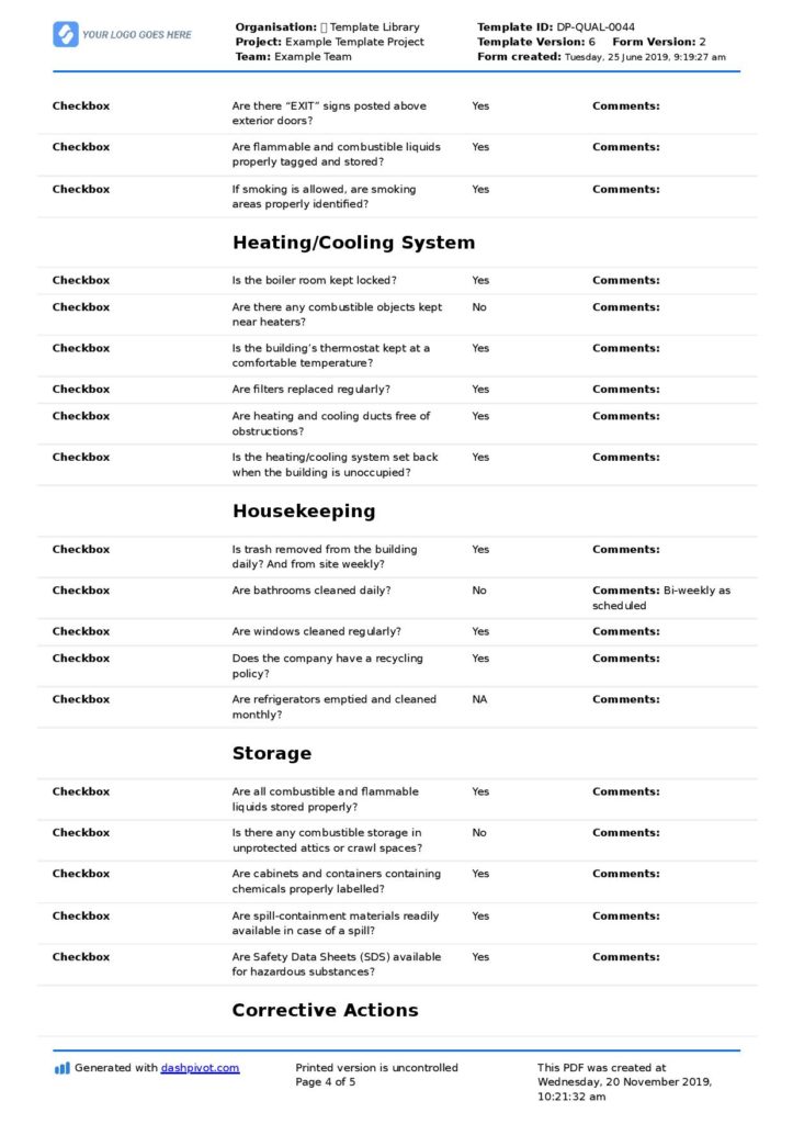 Commercial Building Inspection Checklist Quicker Easier Inspections