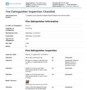 Fire Inspection Report Software (Alarms, sprinklers, more) - Try it free