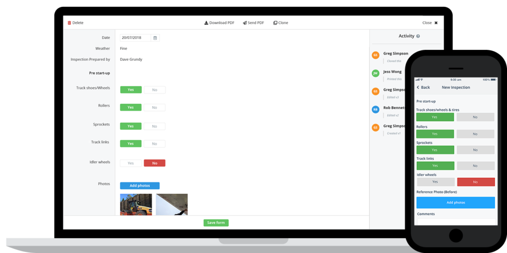 Inspection Report App: Easier and more professional reports