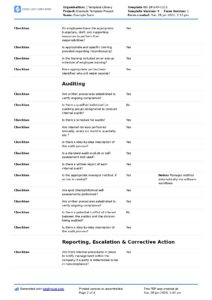 Operational Readiness Template: Use to Checklist, Plan & Review