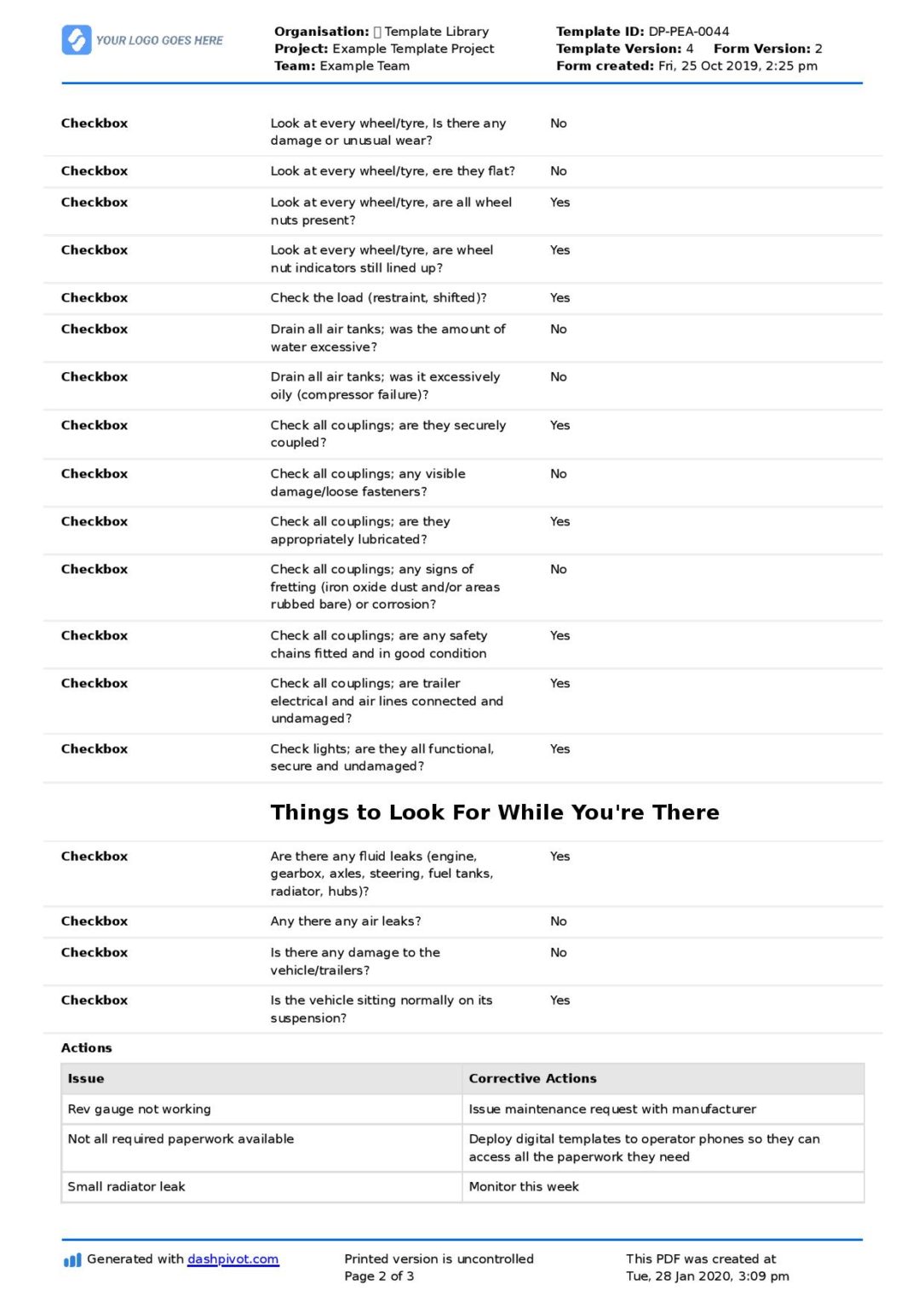 What is a pre start check? Here's the answer + helpful info