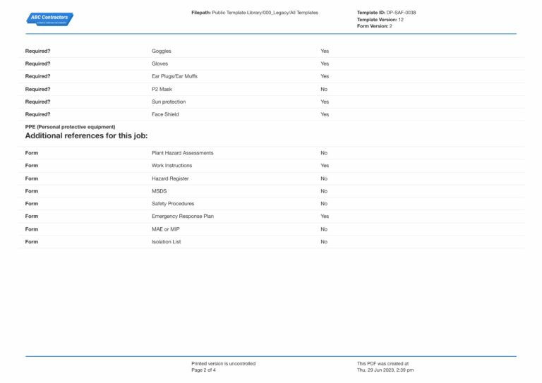 JHA vs Pre-Task Plan: what are they and when are they needed?