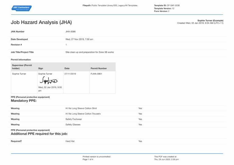 JHA vs Pre-Task Plan: what are they and when are they needed?