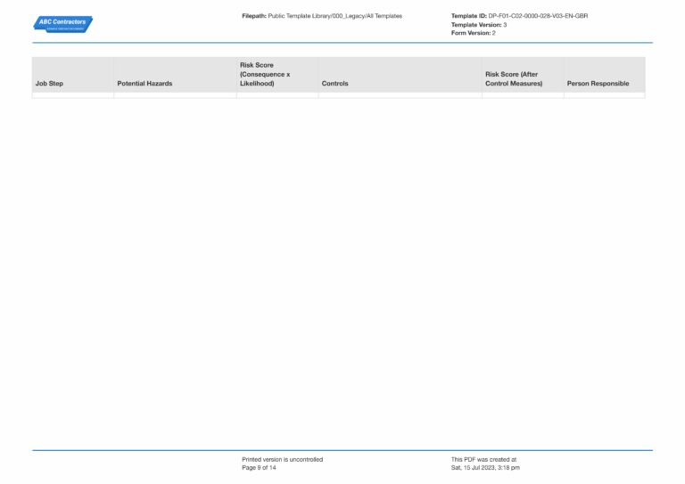 Electrical RAMS template: Use and customise the free template
