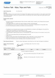 Free HSE Toolbox Talks template library: choose your toolbox talk