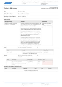 Safety Moments Ideas: Critical Safety Issues to Address