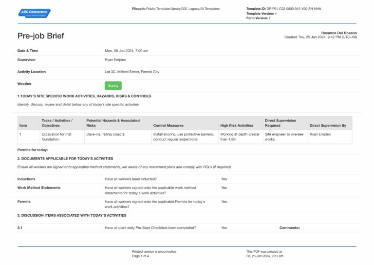 OSHA Pre Job Brief Requirements: How to Ensure Compliance
