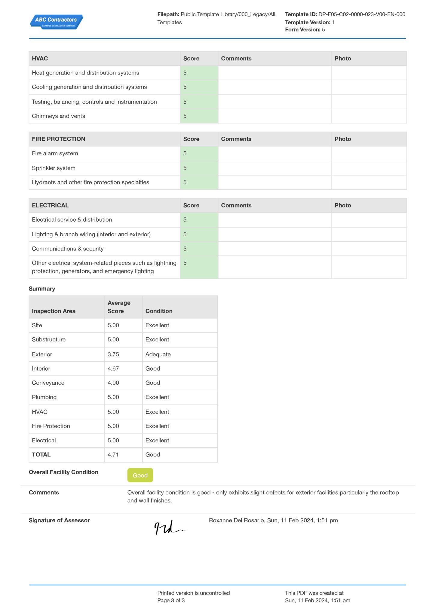 Facility Condition Assessment Checklist Template: Use for Free