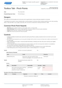 What Are Pinch Points? Learn about pinch points and their risks