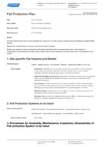 Fall Protection Plan Template: Better than PDF or Word