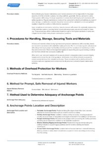 Fall Protection Plan Example: follow these safety recommendations