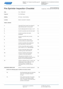 Fire Sprinkler Inspection Requirements: How to Ensure Compliance