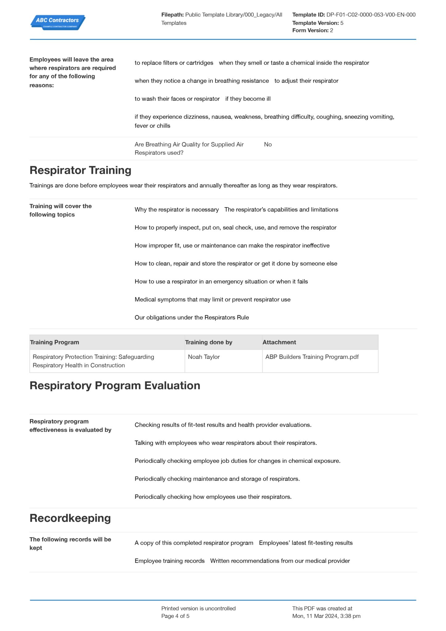 Respiratory Protection PPE: A Guide to Different Types and Uses