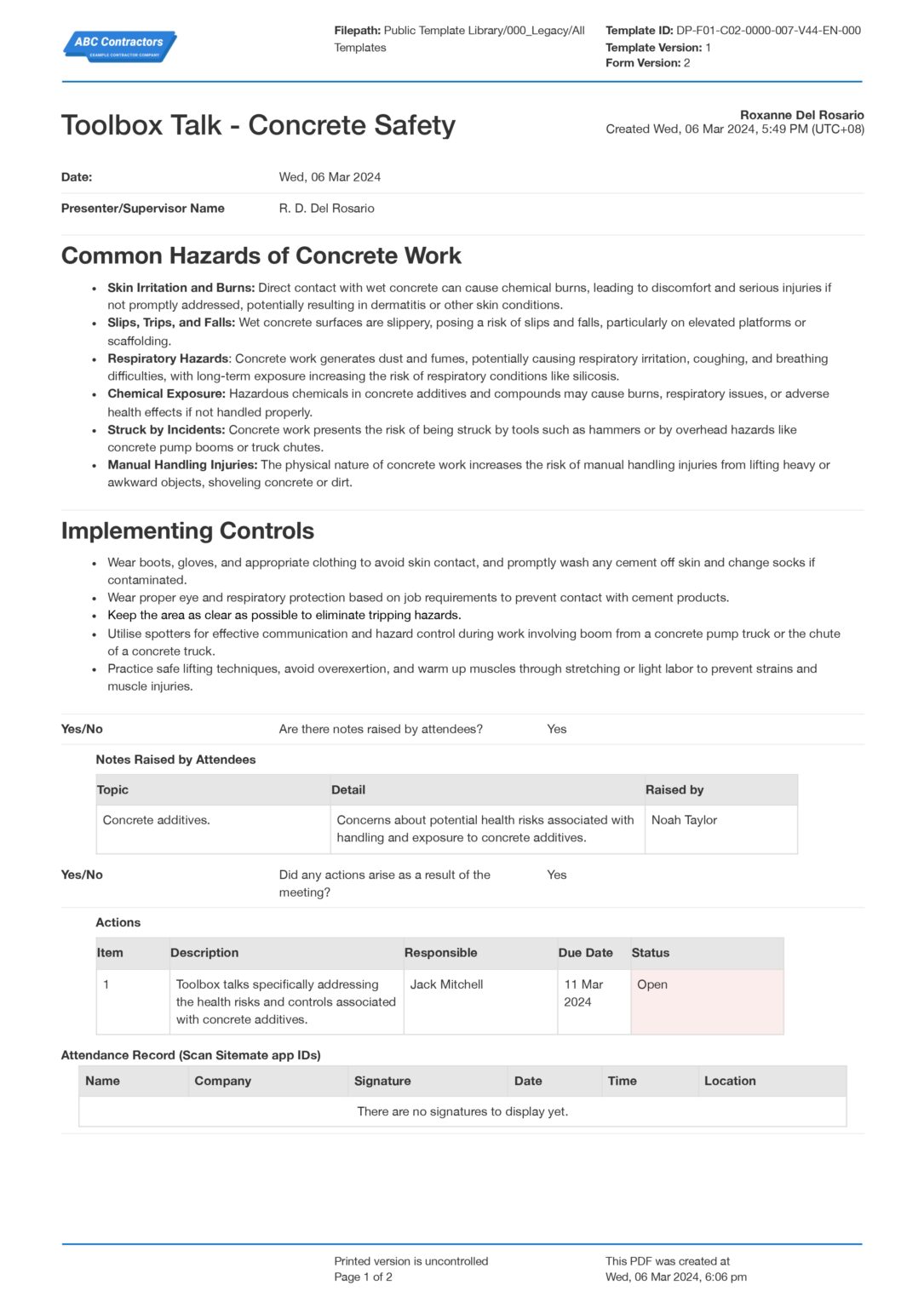 Safety Precautions During Concrete Work: Best Practices to Follow